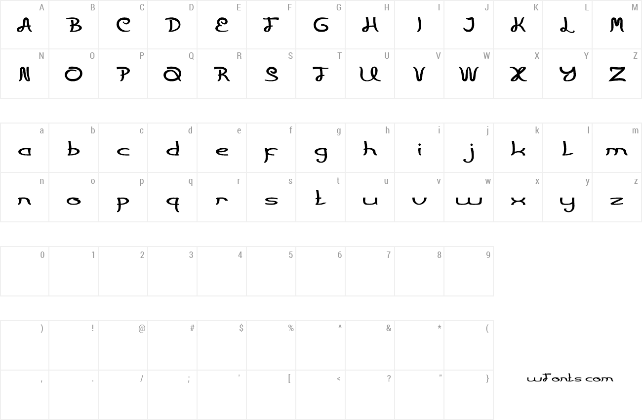 Download Free Font Primitive Heart